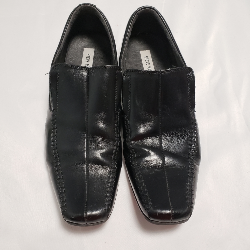 Steve Madden Carano Men's Shoes Mens Slip On Black Sh… - Gem